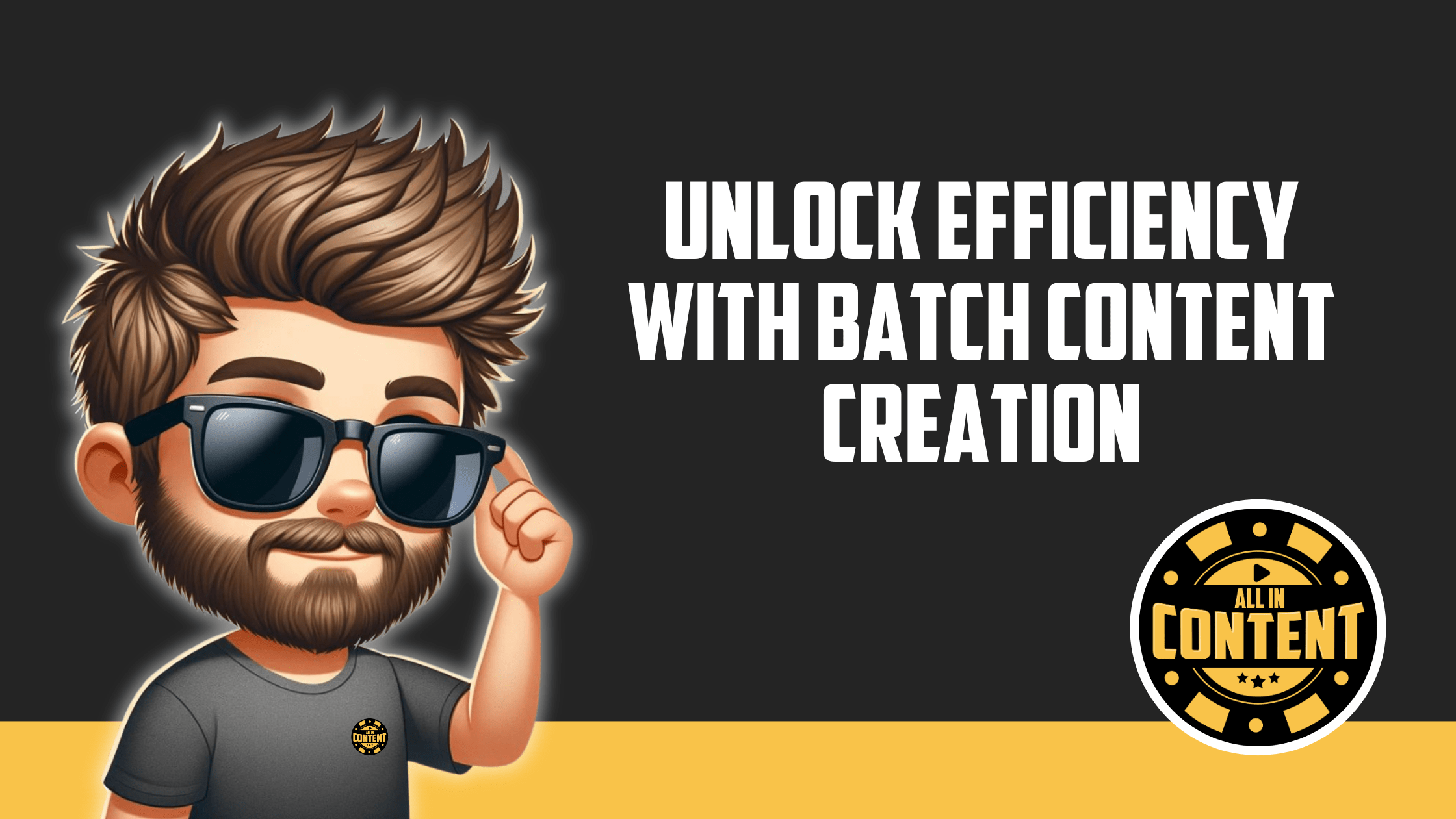 Unlock Efficiency With Batch Content Creation All In Content Inc